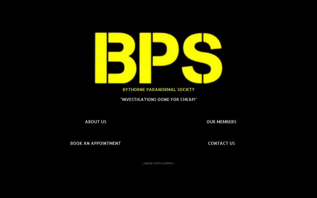 Bythorne Paranormal Society